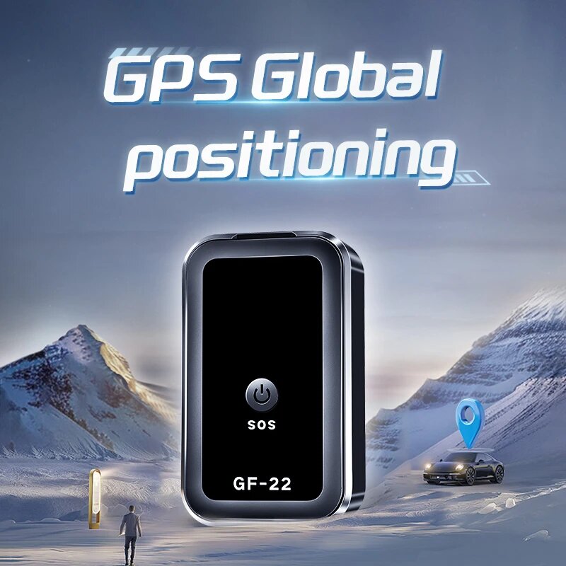 GF22 Автомобильный анти-потерянный трекер Магнитный мини-автомобильный GPS-локатор Устройство слежения за записью с голосовым управлением Wi-Fi LBS GPS Положение, GF22