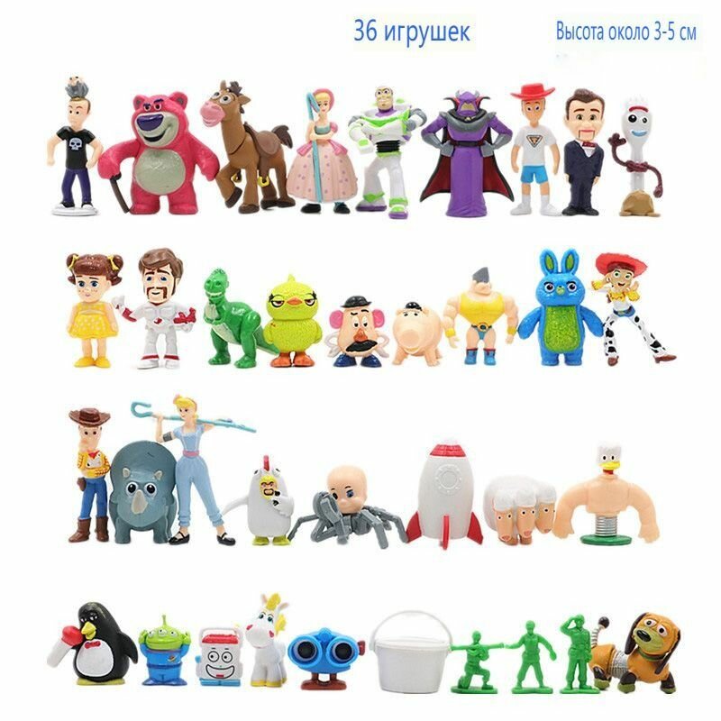 Фигурка История игрушек Фигурки Вуди Базза Лайтера 36 штук игрушки для детей