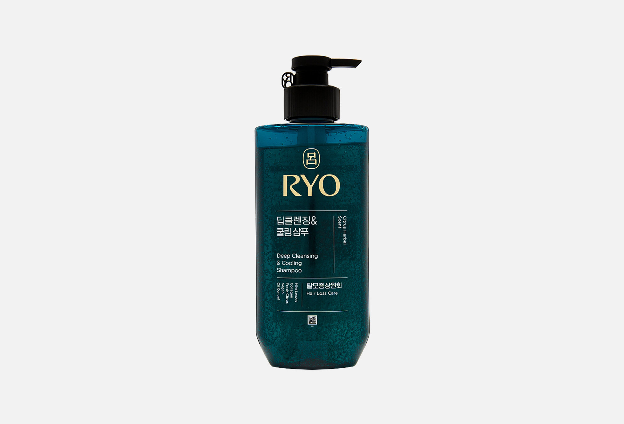 Глубоко очищающий шампунь для волос RYO Deep Cleansing & Cooling Shampoo 480 мл