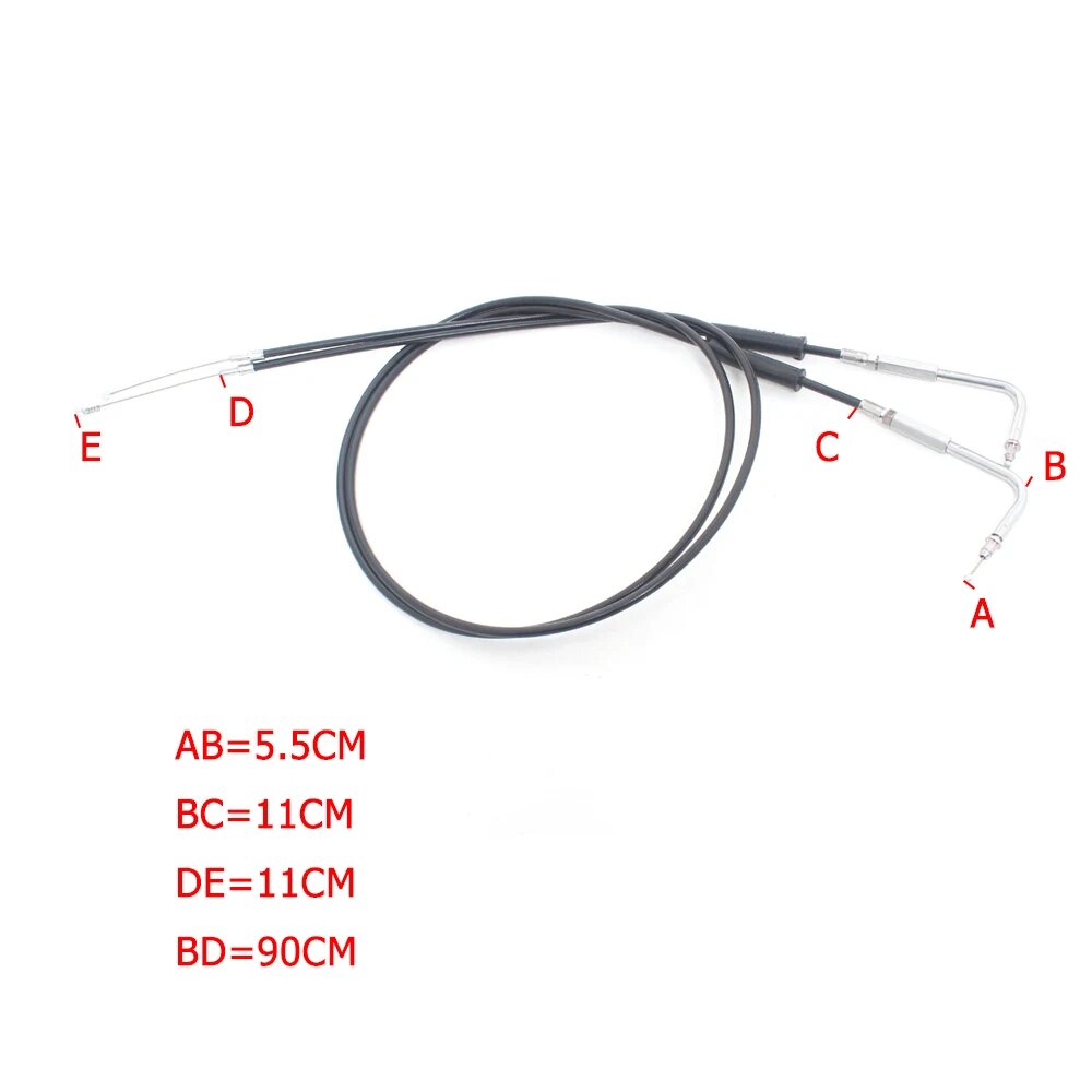 Аксессуары для мотоциклов, черный трос дроссельной заслонки для Harley Davidson Sportster XL1200 XL883 Dyna Softail Electra Glide 1996-2010, новинка 90cm