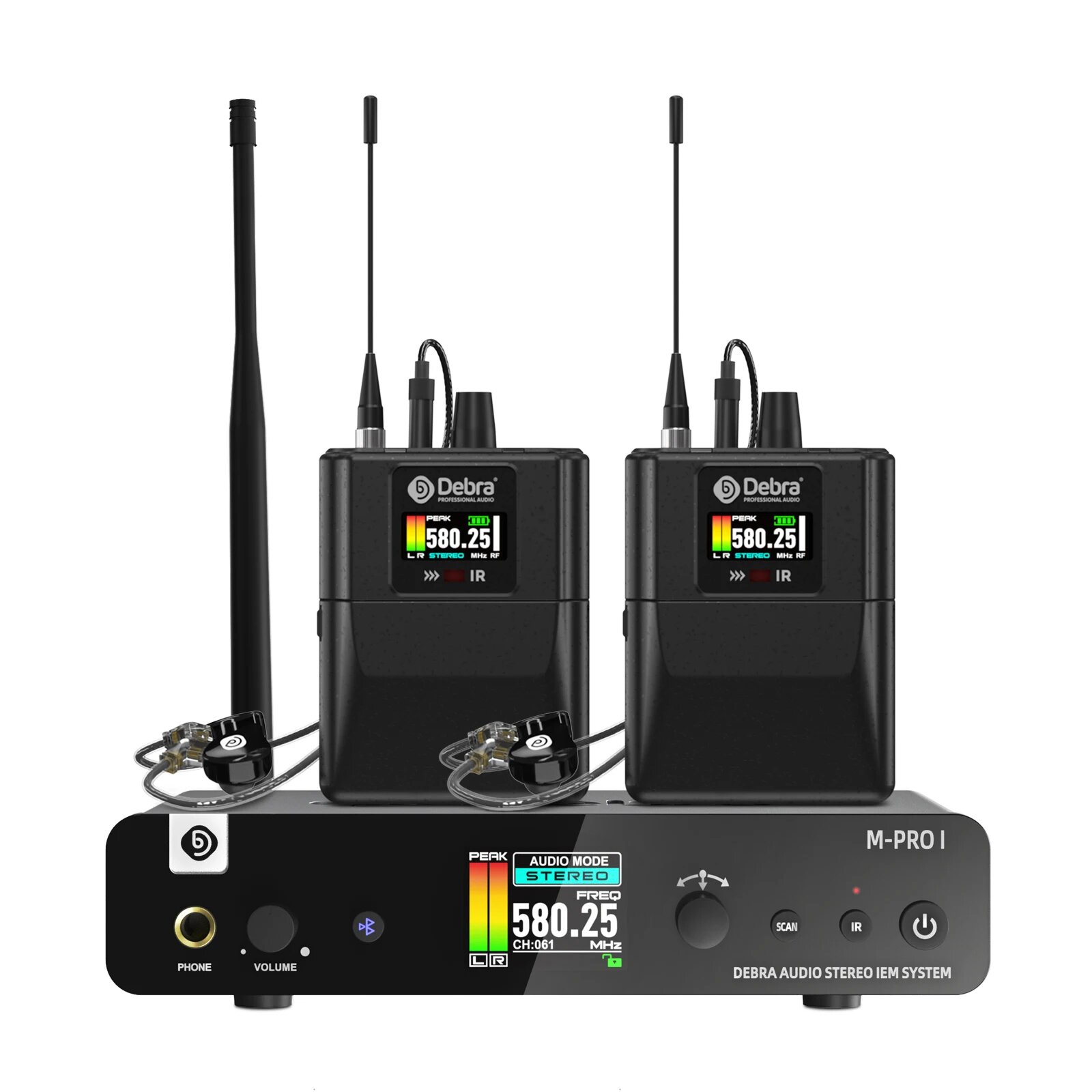 Debra Audio M-PROI Stereo IEM система с 2 приемниками