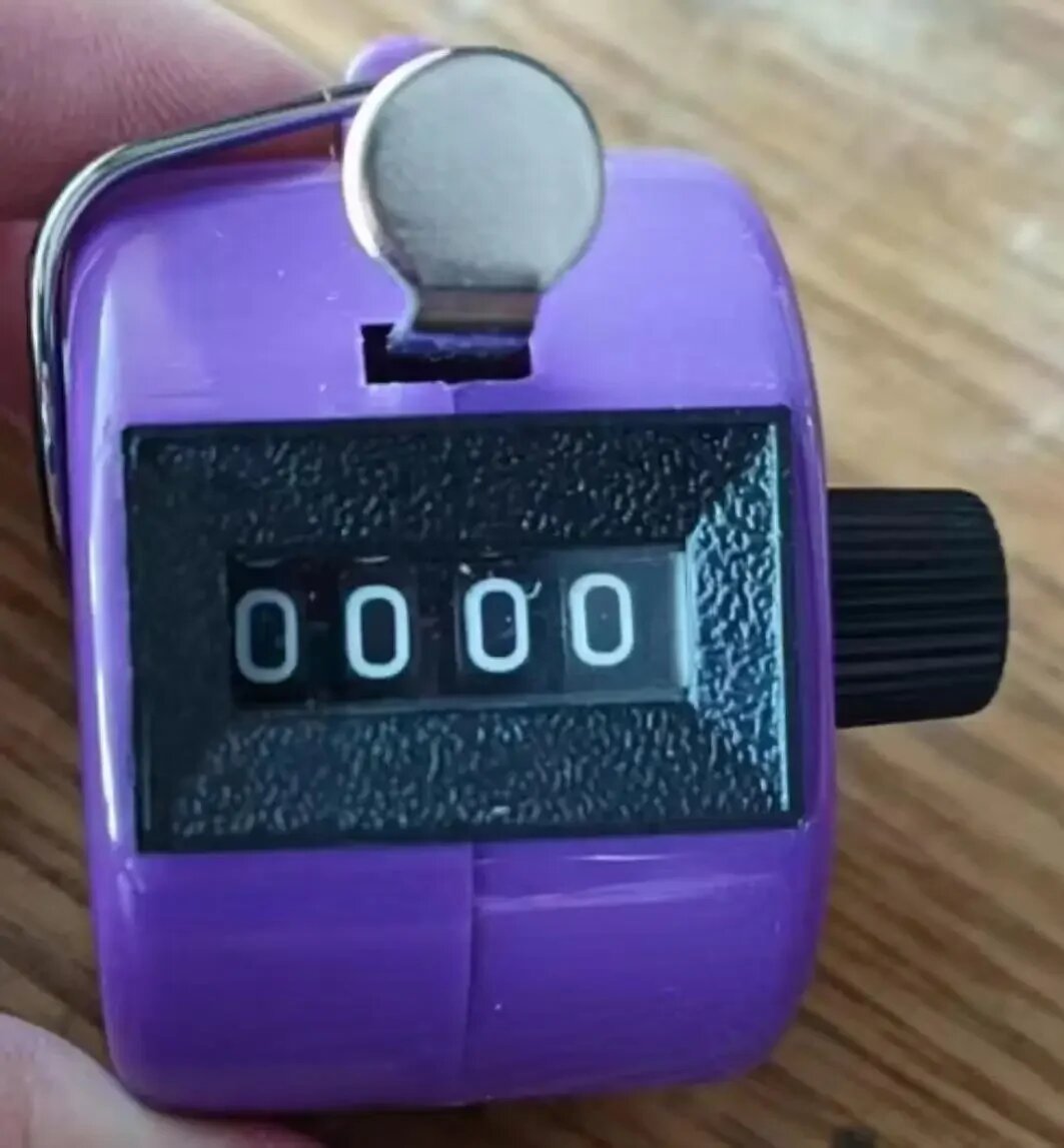 Ручной счетчик Wlyx 4-значный Purple