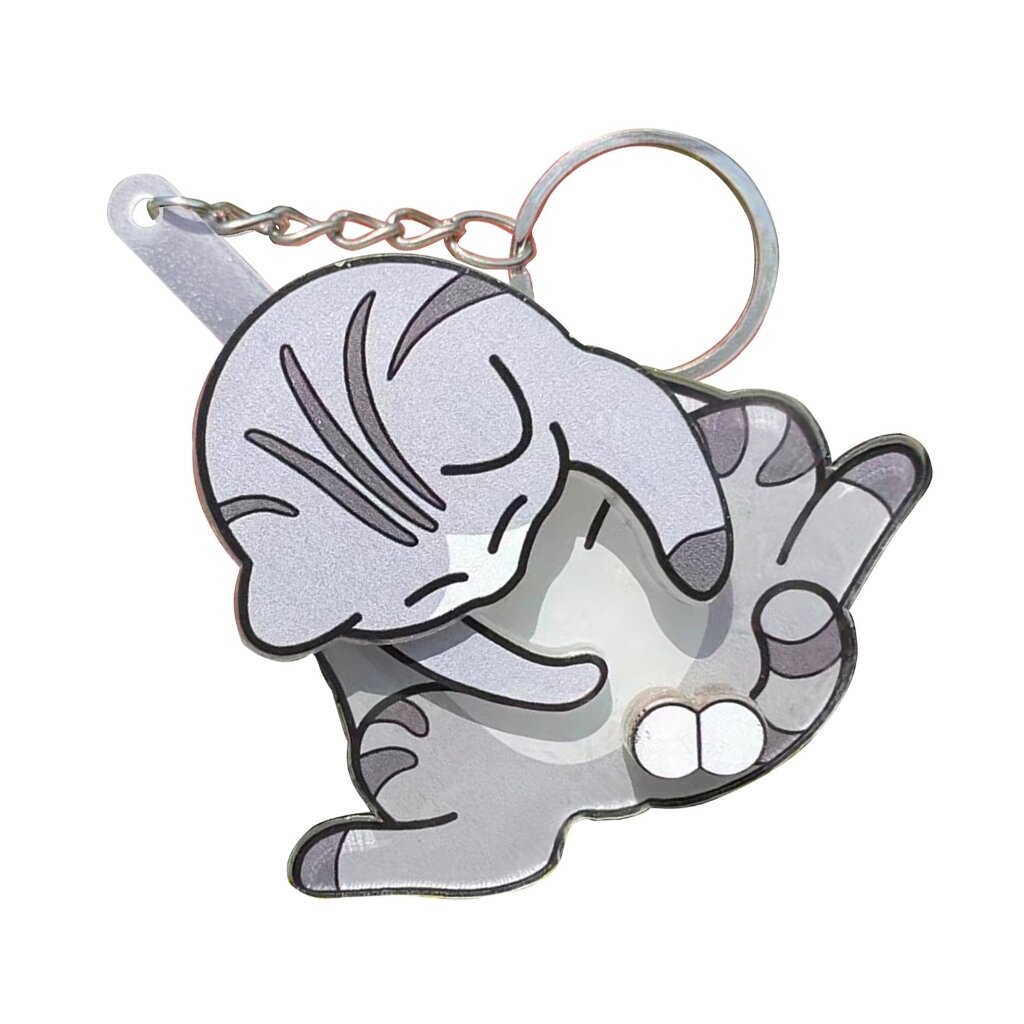 Тянуть Играть Яйца Кошки Брелок Для ключей Женский автомобильный брелок для ключей Подарок Девушке на День рождения Кулон Брелок для ключей