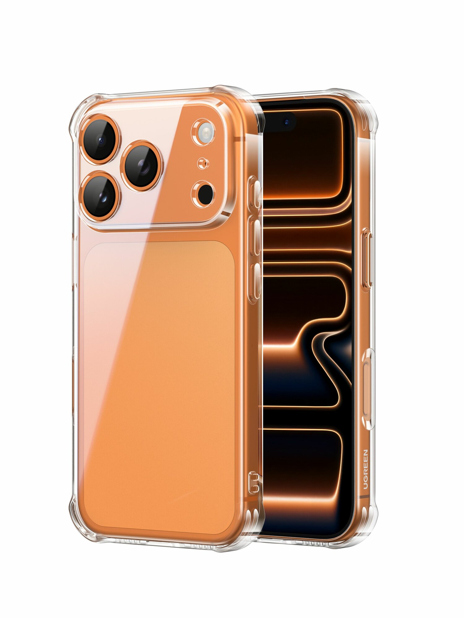 Чехол защитный UGREEN CA232 (85607) Protective Case for iPhone 17 Pro 6,3'. Цвет: прозрачный