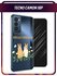 Чехол на Tecno Camon 18P / Техно Камон 18Р с принтом "Весенние кролики", прозрач...