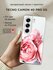 Чехол на Tecno Camon 40 Pro 5G / Текно Камон 40 Про 5G с принтом "Пионы на белом...