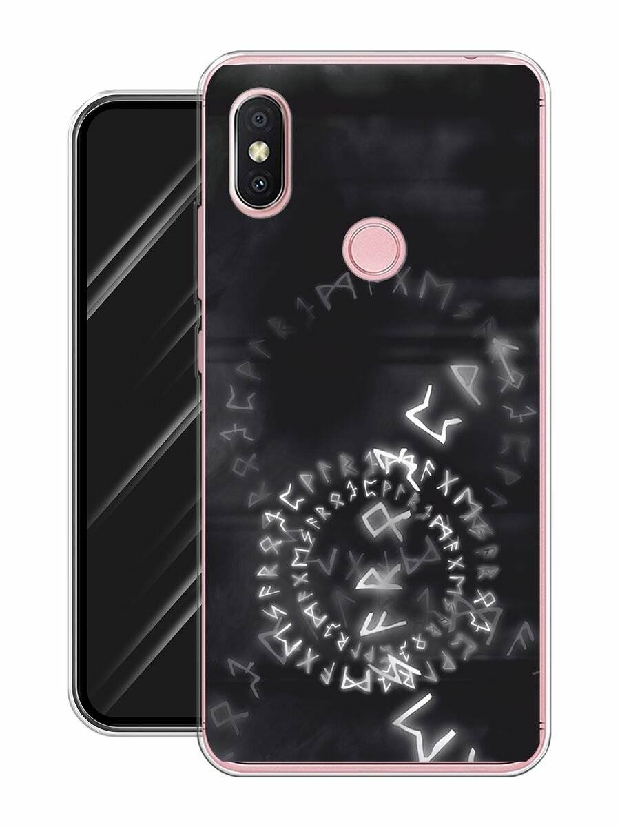 Чехол на Xiaomi Redmi S2 (Redmi Y2) / Сяоми Редми С2 (Редми Y2) с принтом "Руны" — фото 1