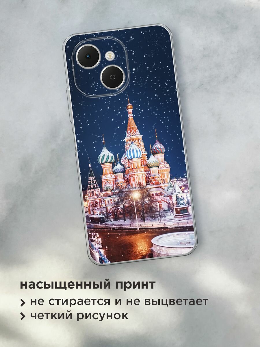 Чехол на Tecno Spark 40C / Текно Спарк 40C с принтом "Москва 1" — фото 1
