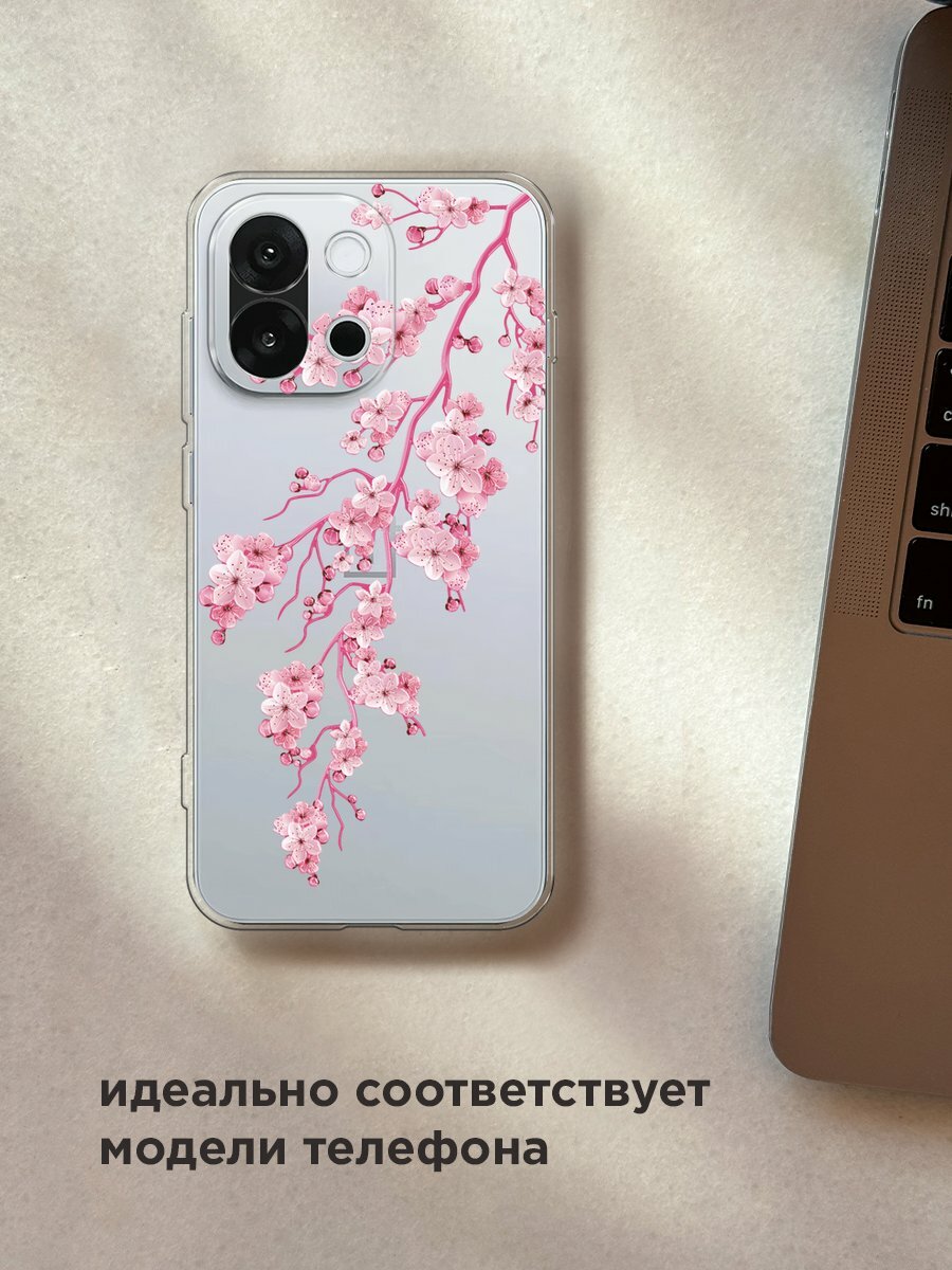 Чехол на OnePlus 13T / Ван Плас 13Т с принтом "Ветка сакуры 2" — фото 1