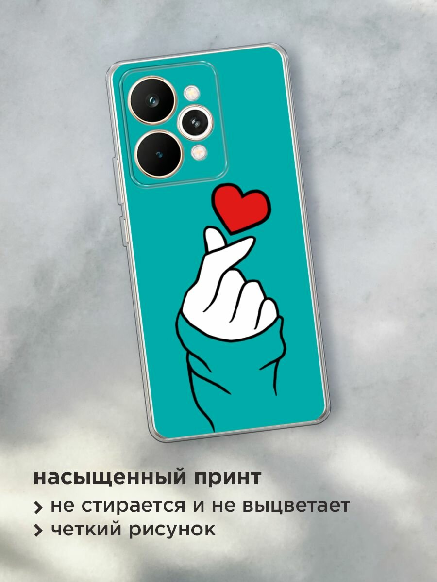Чехол на Realme 15 Pro / Реалми 15 Про с принтом "Маленькое сердечко" — фото 1