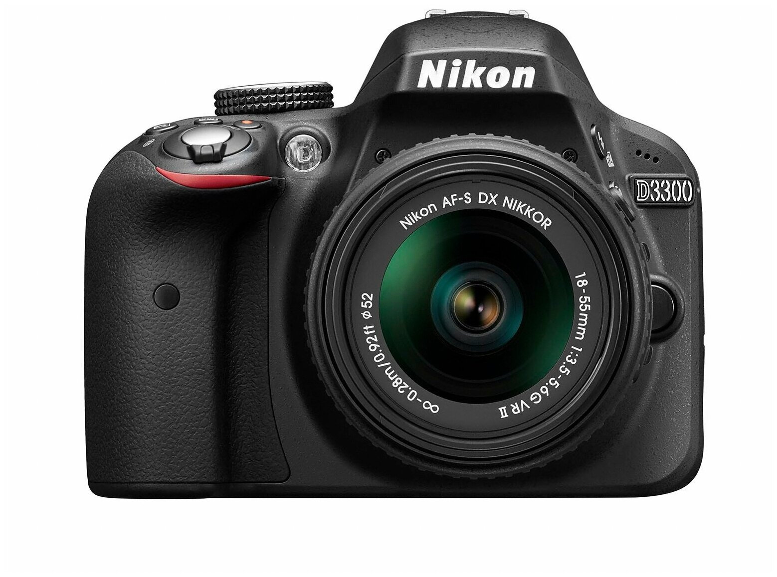 Фотоаппарат Nikon D3300 Kit AF-S DX NIKKOR 18-55mm f/3.5-5.6G VR II, черный