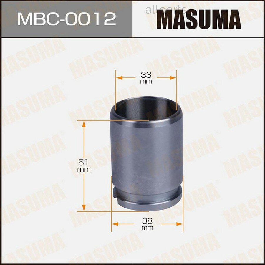 MASUMA MBC-0012 Поршень тормозного суппорта d-38
