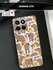 Чехол на Honor X7c / Хонор X7c с принтом "Капибара паттерн", прозрачный