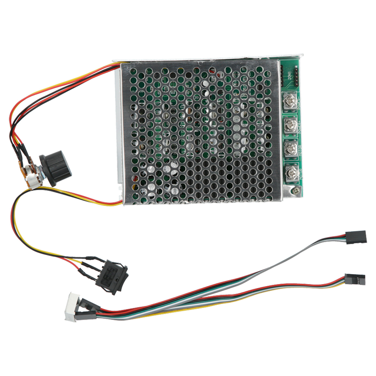 DC10‑55V 60A 3000W Регулятор скорости двигателя с переключателем направления вращения (вперёд/назад) 12В/24В/36В/48В