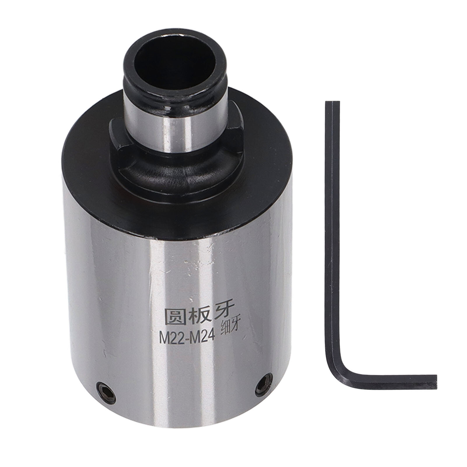 Круглый патрон для плашек, высокоточный патрон из углеродистой стали, наружный диаметр плашки 30 мм, мелкая резьба GT24 M22 M24