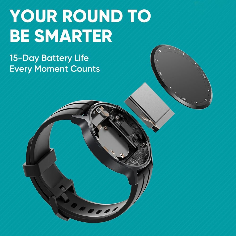 Realme Watch S: 1,33" IPS, IP68, пульс/SpO , 16 спортрежимов, BT 5.0, Android 5.0+