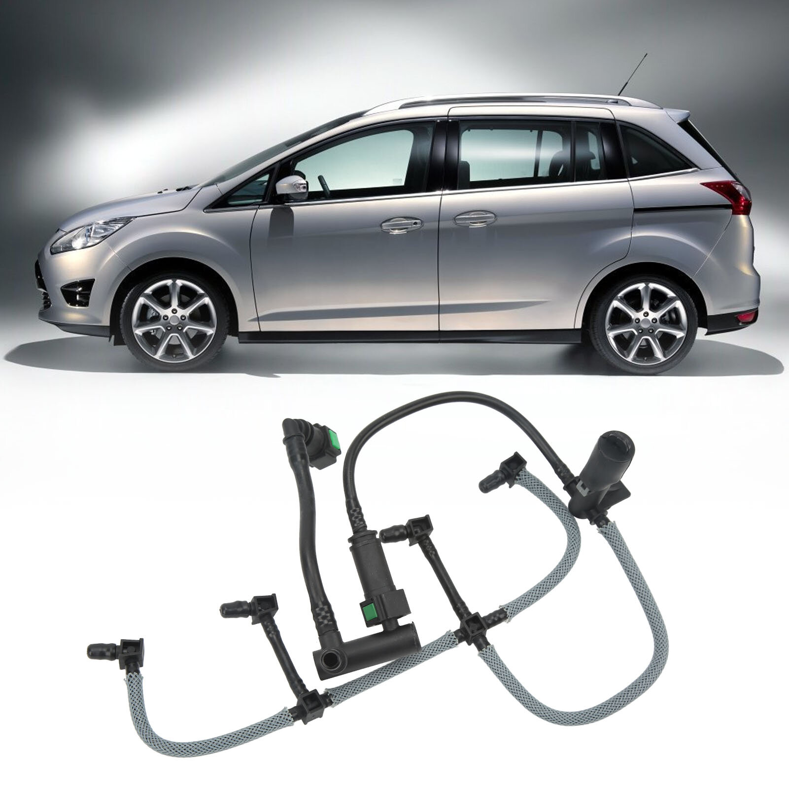 Трубка утечки топлива 4M5Q9K022AG Замена автомобильных аксессуаров для Ford FOCUS C‑MAX FOCUS GALAXY MONDEO