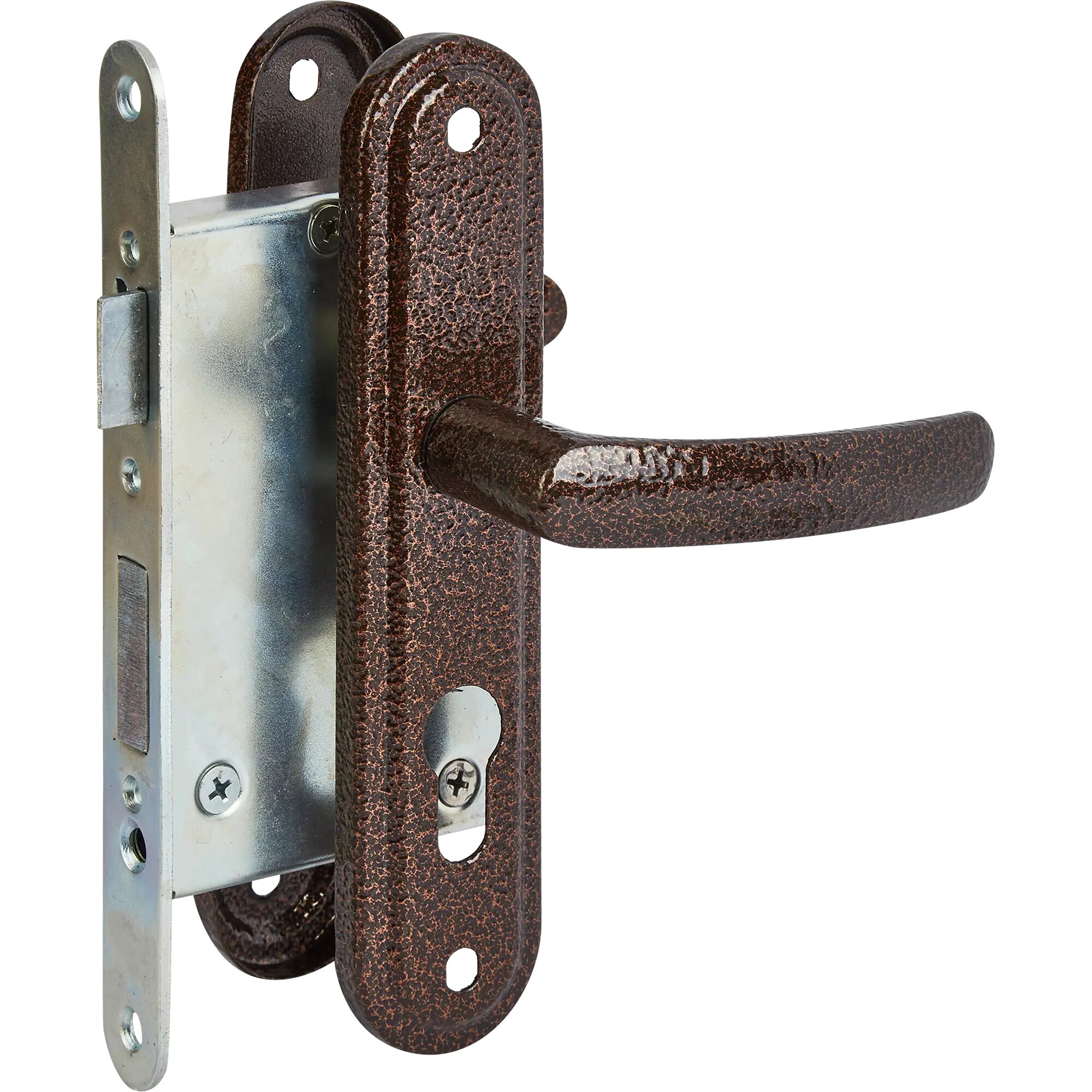 ЗВ4.2-08-01 Замок врезной входной, цвет медь, надёжная стальная защита и долговечность