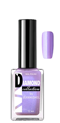 Jeanmishel Diamond Collection Лак для ногтей перламутровый 12 мл. №513 бледно-сиреневый