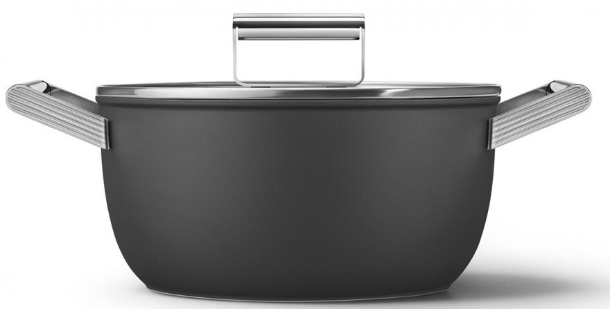 Кастрюли Smeg Кастрюля с крышкой CKFC2411BLM
