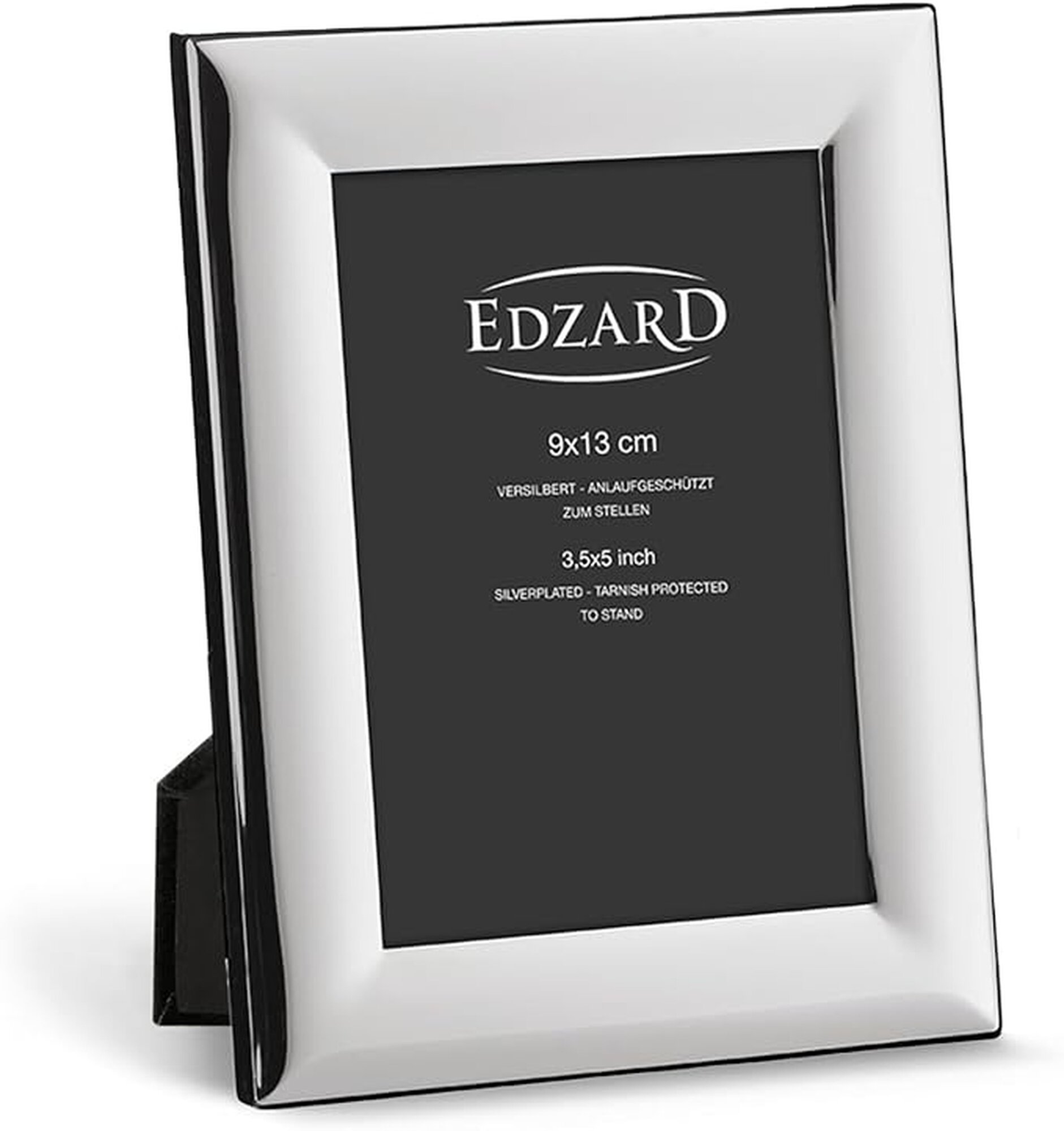 Рамка для фотографий Edzard Gela, размер 9х13 см, цвет серебристый, 4786_EDZARD