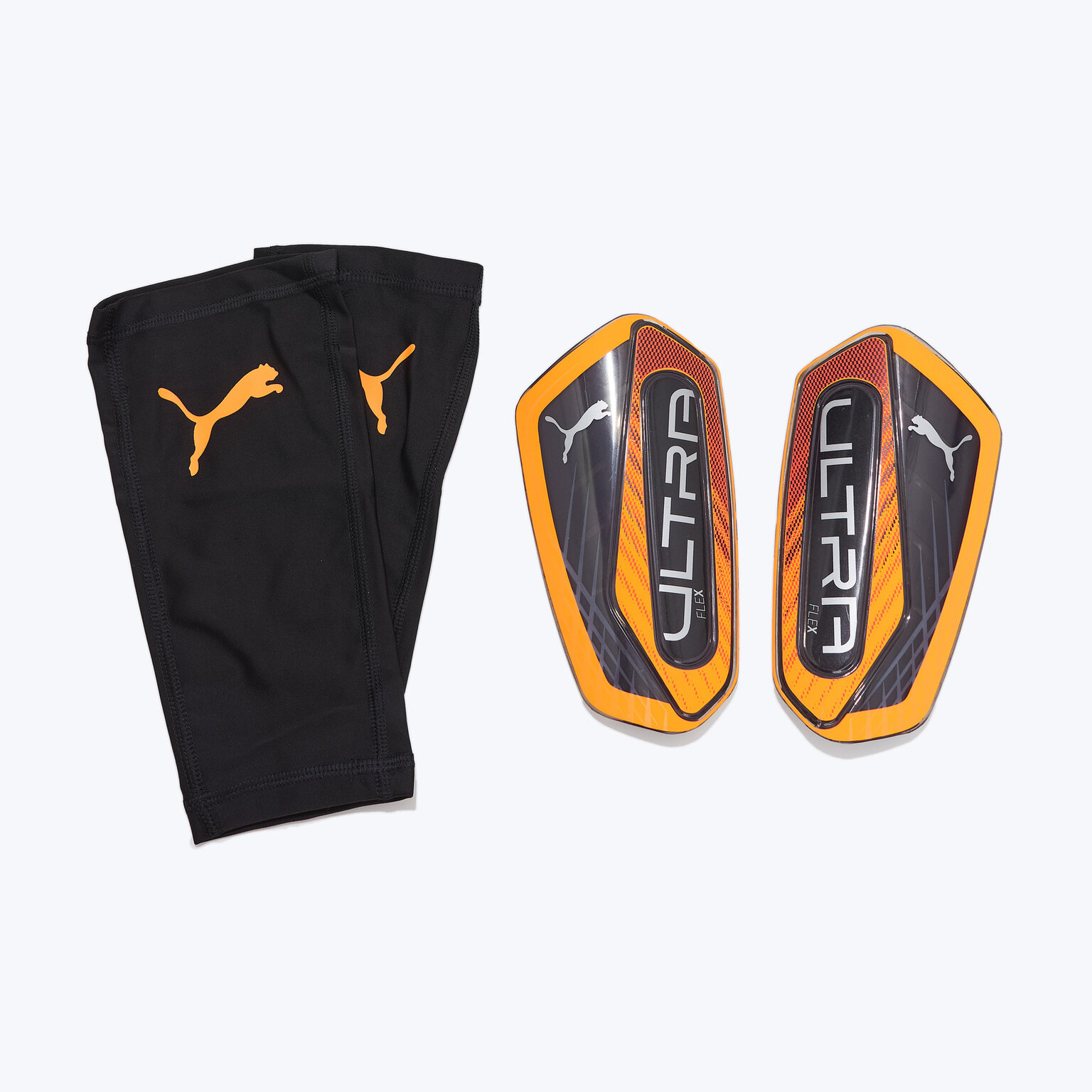 Щитки Puma Ultra Flex Sleeve 03098705, размер M (M Размер), Оранжевый - Черный