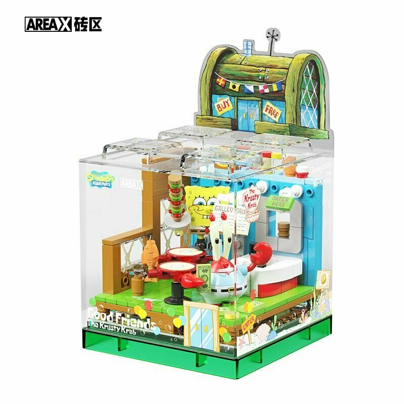 AREAX/SpongeBob 25th Anniversary , Детские игрушечные модельные блоки, Patrick Star