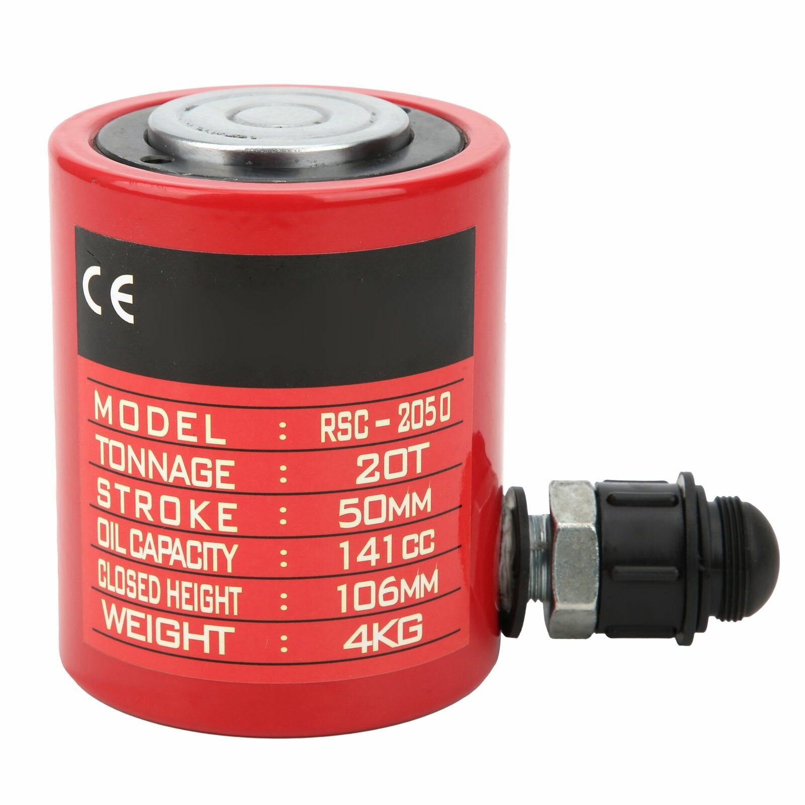 Отдельный гидравлический цилиндр красный UltraThin RSC2050 20Т 50мм, легкий, удобный в использовании