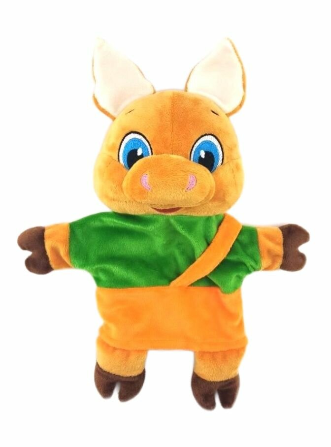 Кукла игрушка перчатка на руку для кукольного театра Три поросенка