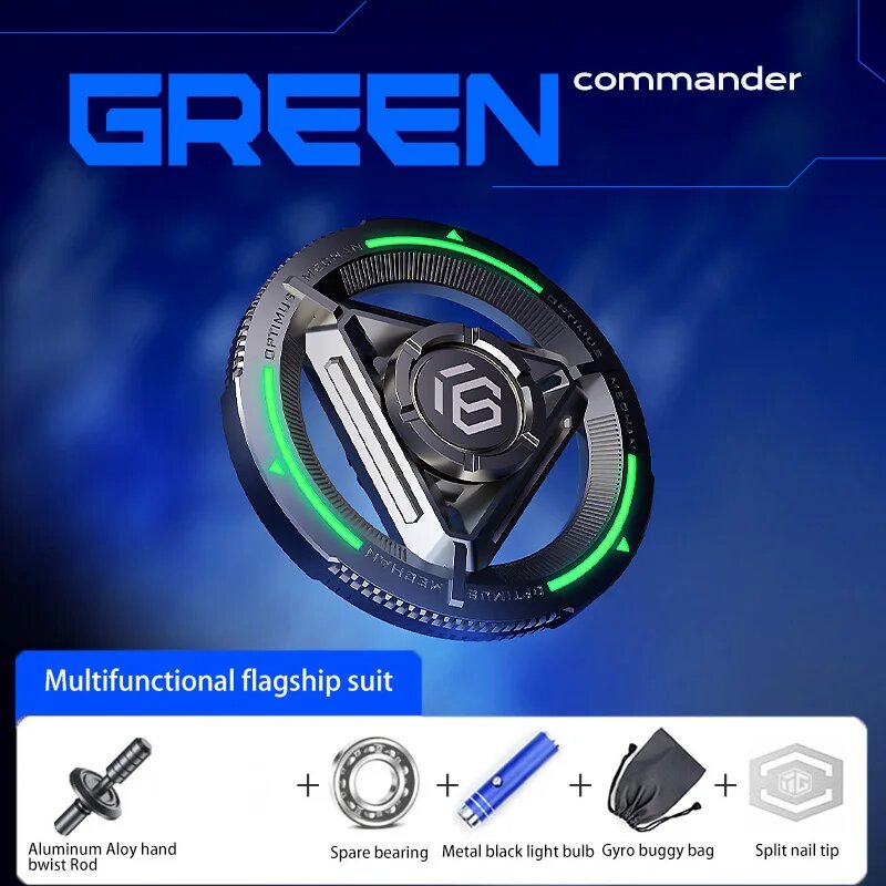 Спиннер, металлические настольные игрушки, антистресс для взрослых, аутизм, дети, кончики пальцев, гироскоп, крутые вещи, гироскоп, подарок на день рождения, Зеленый