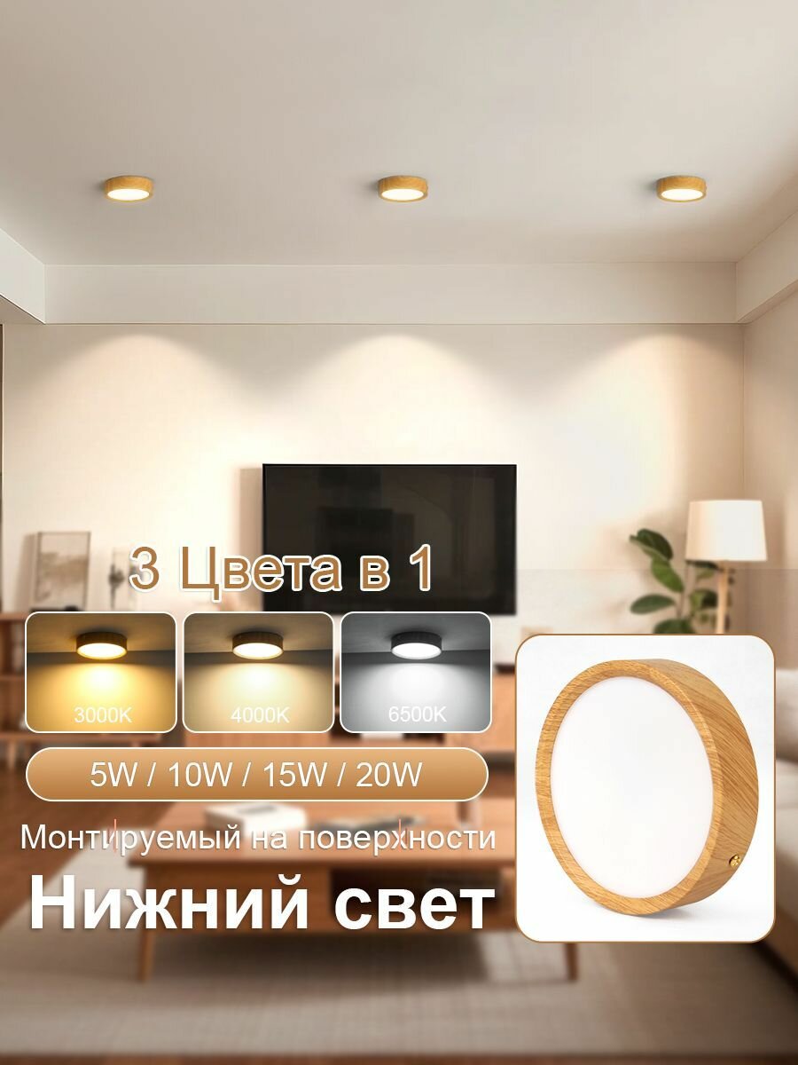 CANMEIJIA Настенно-потолочный светильник, 5 Вт