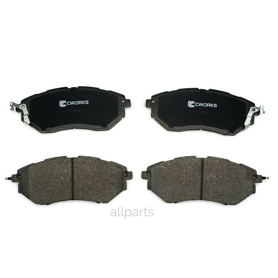 CWORKS C11CR0091 Колодки тормозные дисковые передние Low Metallic SUBARU