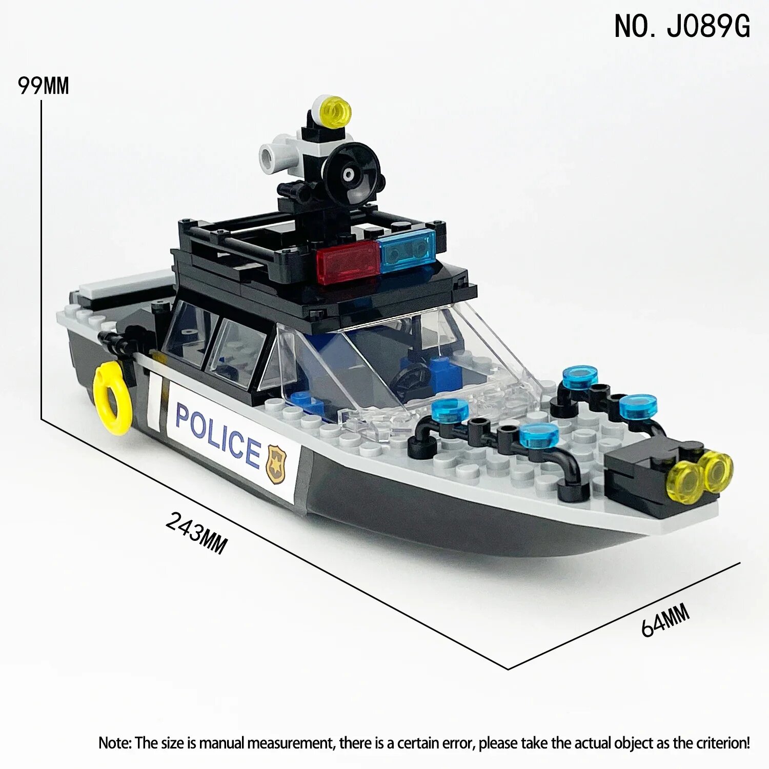 Конструктор VEK Патрульная лодка полиции J089G