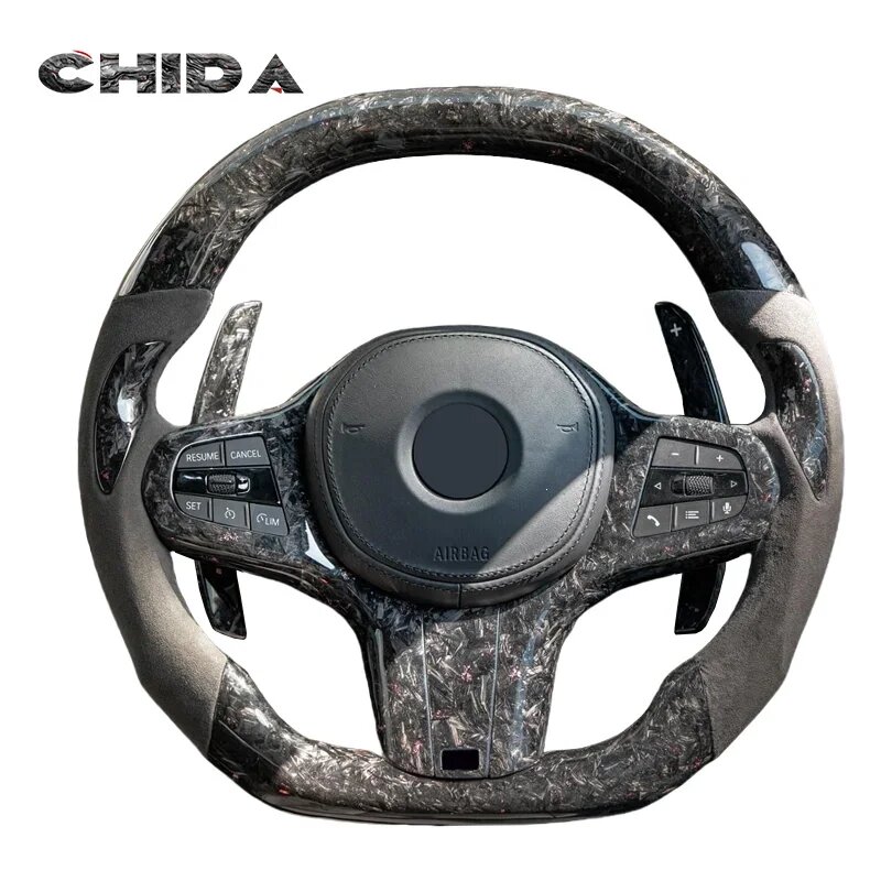 Спортивное рулевое колесо из кованого карбона G для BMW BMW 3 5 серии F10 F30 X5 X1 X3 M2 M3 G20 G30 G29 G05 G01 G06 G12 G28 G80