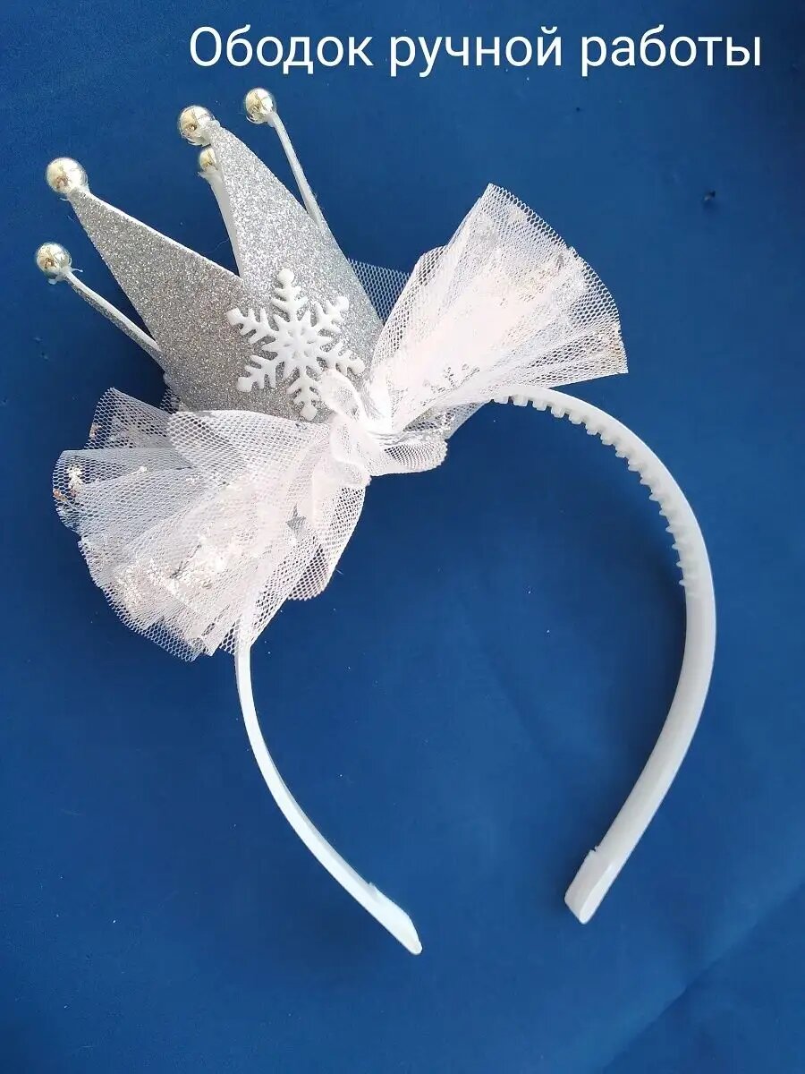 Ободок новогодний корона