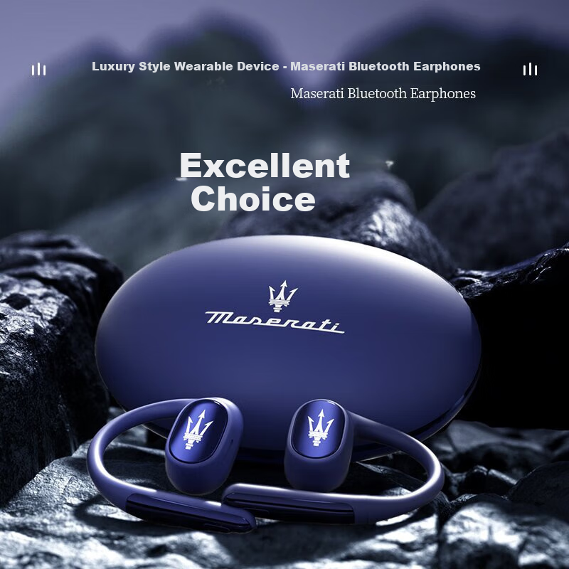 SHINECON Maserati 808 Беспроводные наушники с открытым дизайном Bluetooth для бега спорта шумоподавление