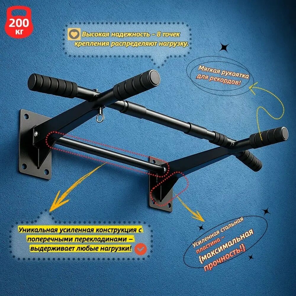 Турник, максимальный вес пользователя: 130 кг