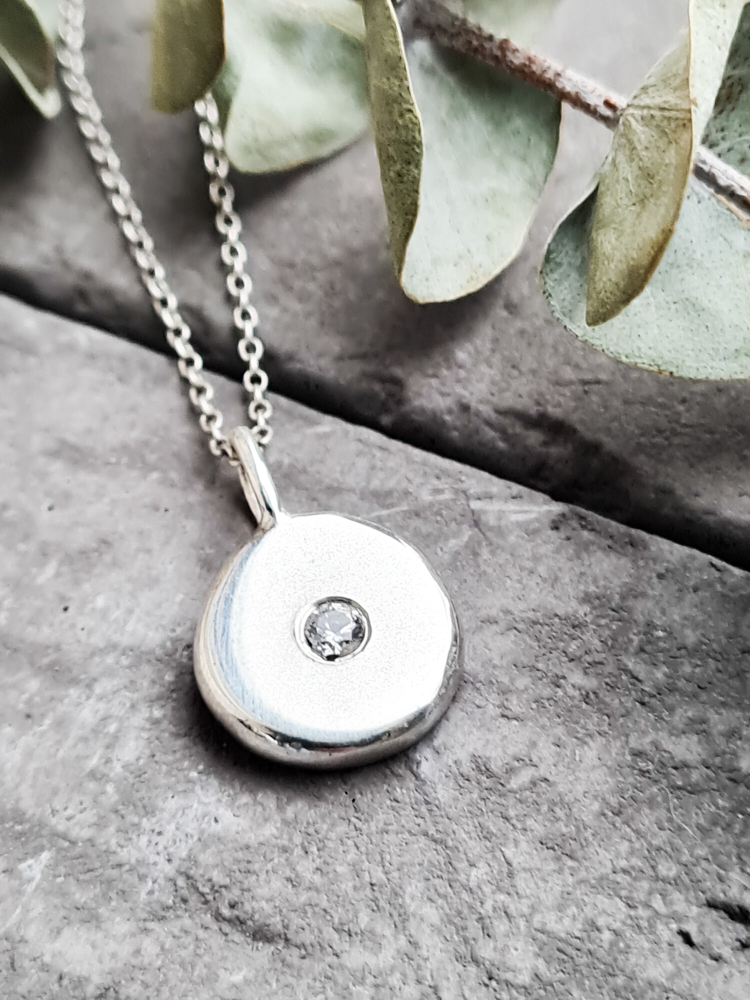 Подвеска, серебро, 925 проба, фианит