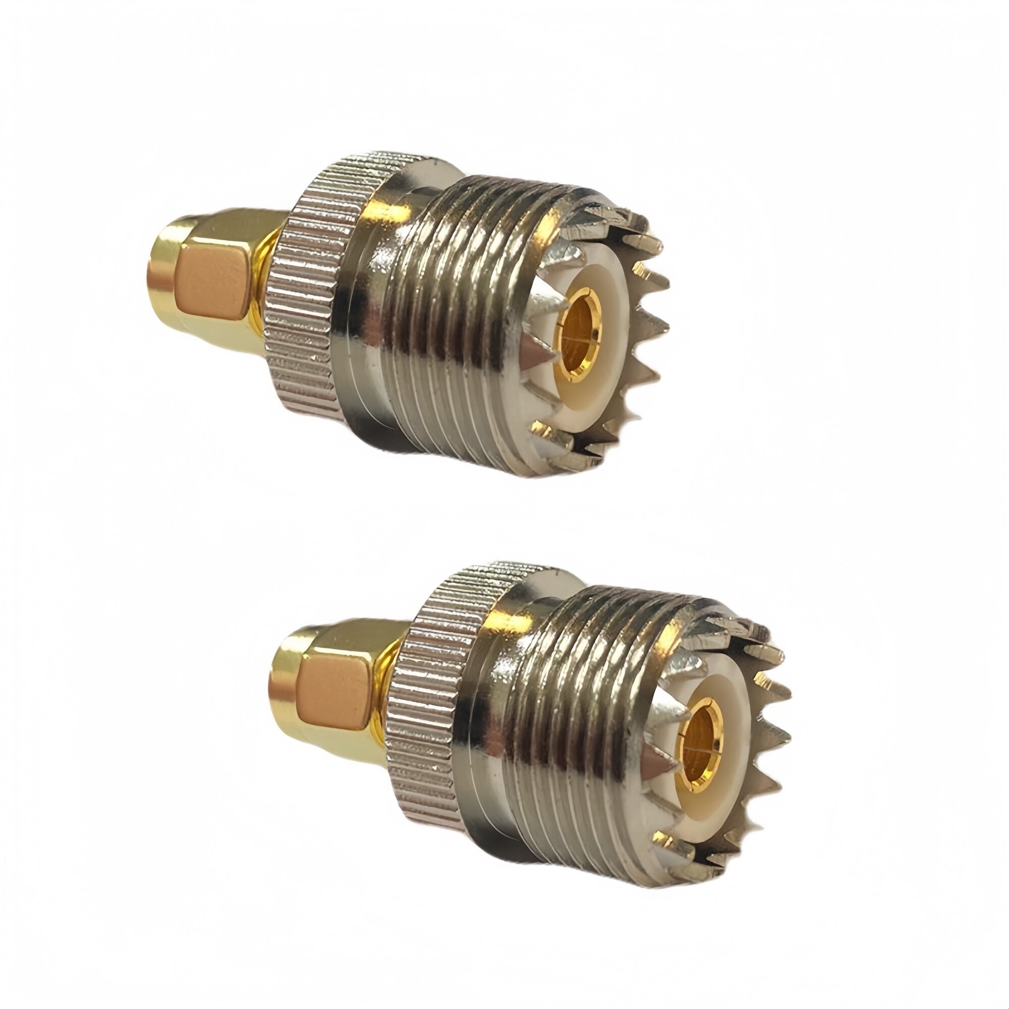 Антенный переходник SU-312 (комплект 2 шт.) — SMA папа → UHF мама (SO-239)