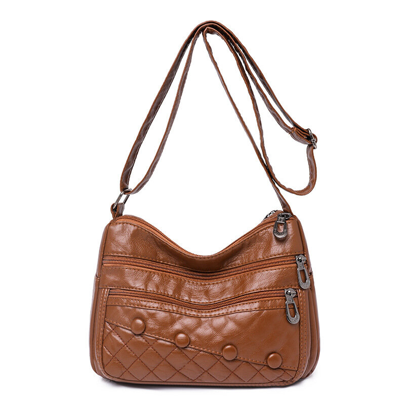 Популярная маленькая квадратная сумка на пуговицах, популярная в 2025 году трансграничная подарочная сумка для мамы, креативная сумка через плечо с ромбом на одно плечо, женская сумка с вышивкой