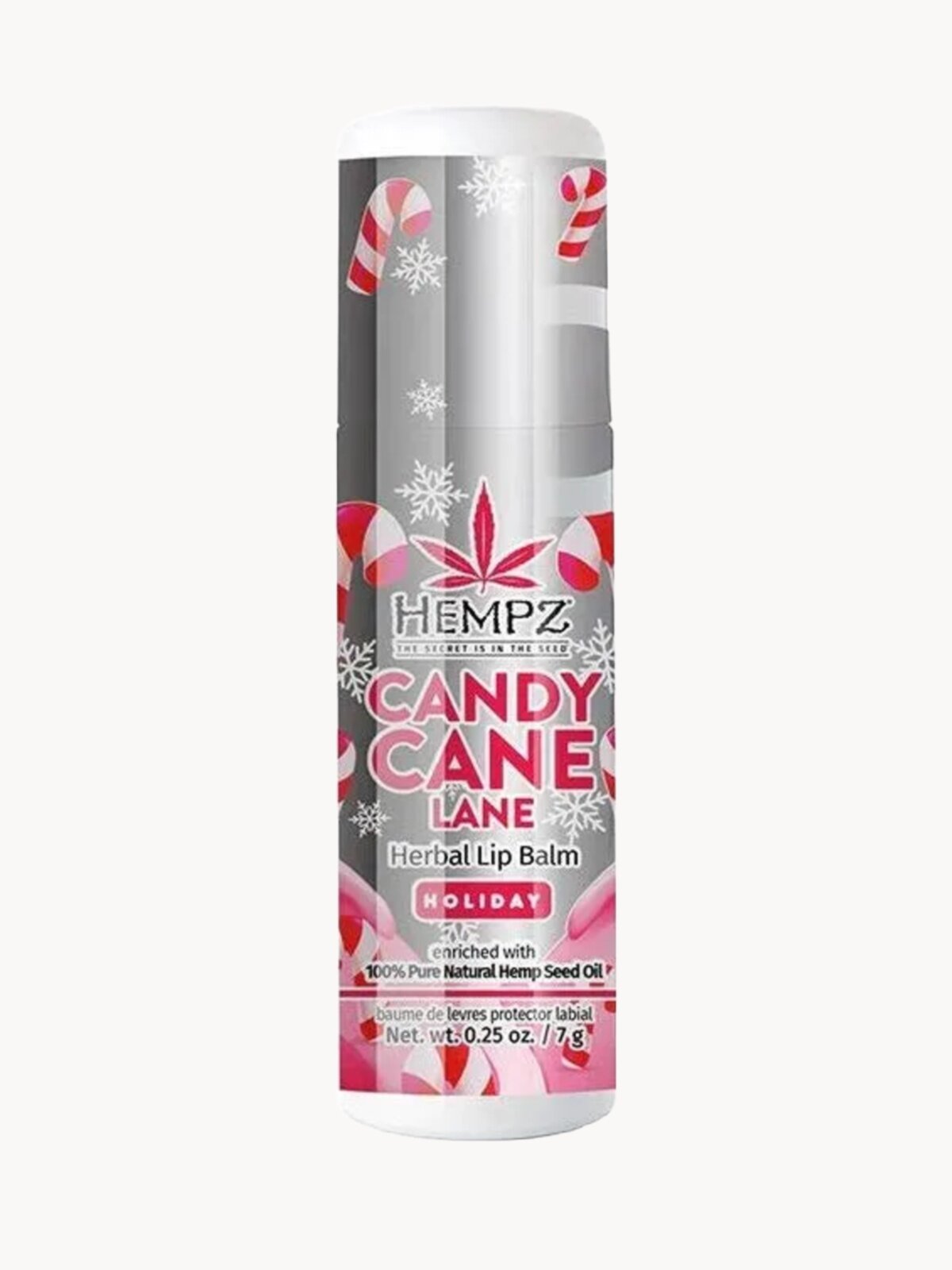 Hempz Бальзам для губ Мятная карамель , candy cane 7g Хемпс