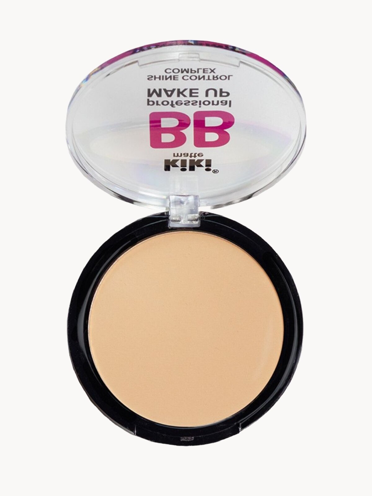Пудра для лица kiki BB MAKEUP тон 11 бежевая роза, компактная, матирующая