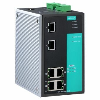 Коммутатор MOXA EDS-P506A-4POE-T