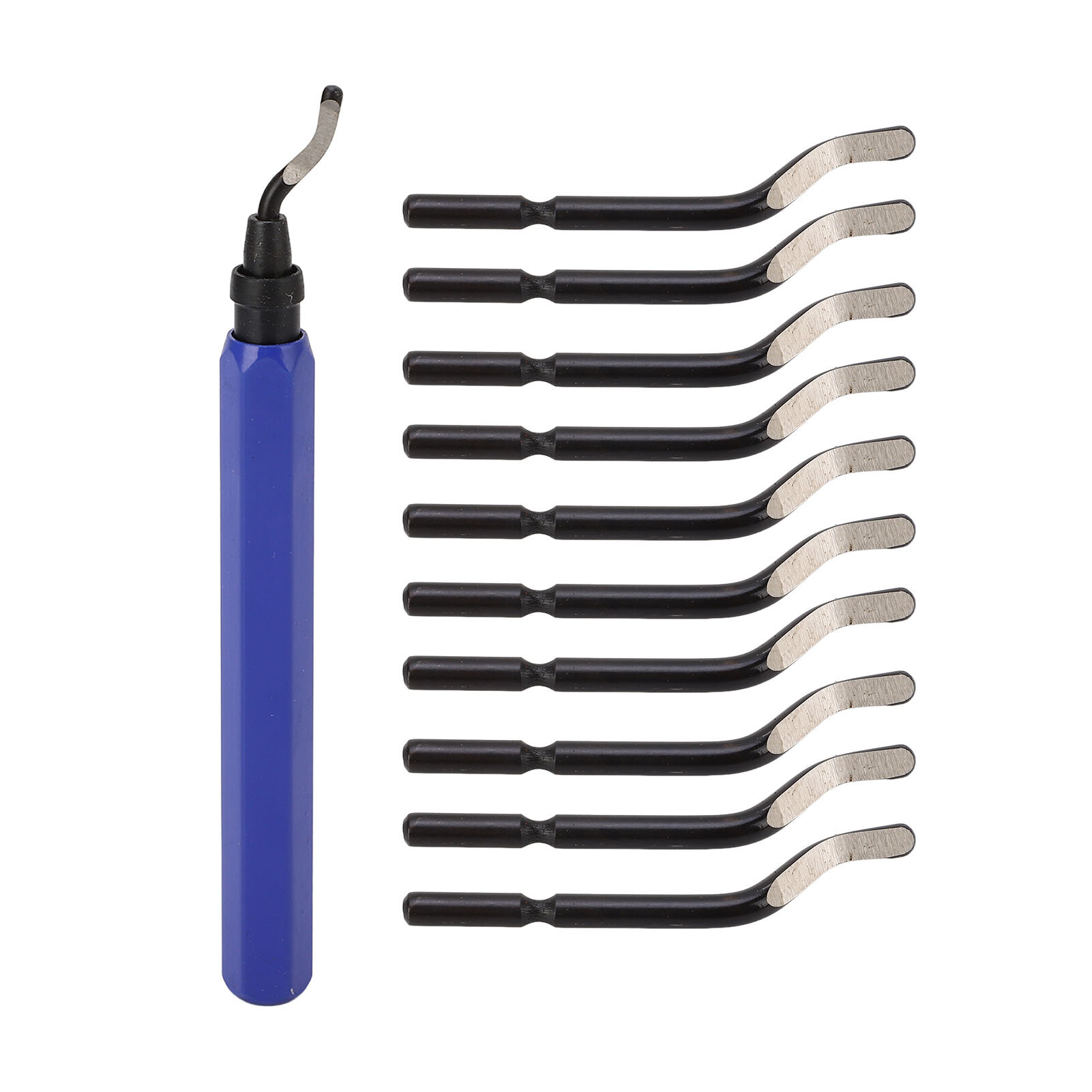 Набор инструментов для снятия заусенцев RB1100 BS1010, латунный резец для снятия заусенцев с 10 лезвиями для медных труб, 3D-печати пластиком.