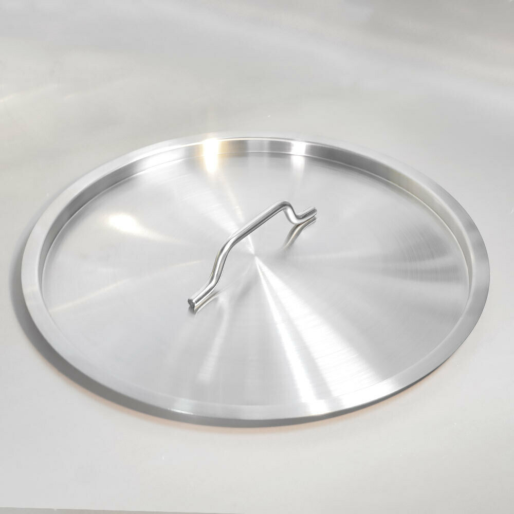 Крышка 40см нержавеющая сталь для кастрюль и котлов 40-50л — герметичная защита и долговечность