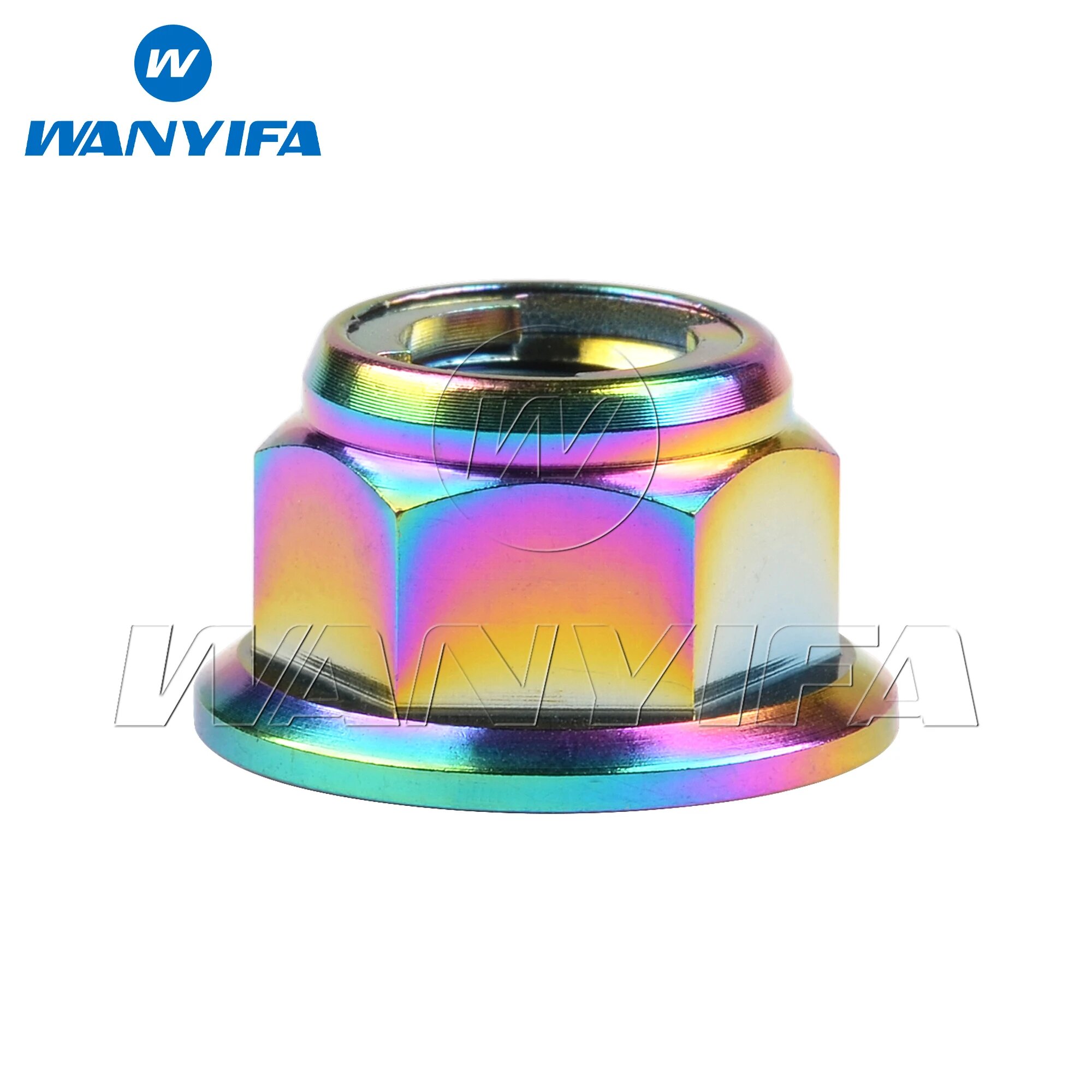 Wanyifa Титановые гайки M6 M8 M10 M12 M6 Pitch 1.0mm, Rainbow