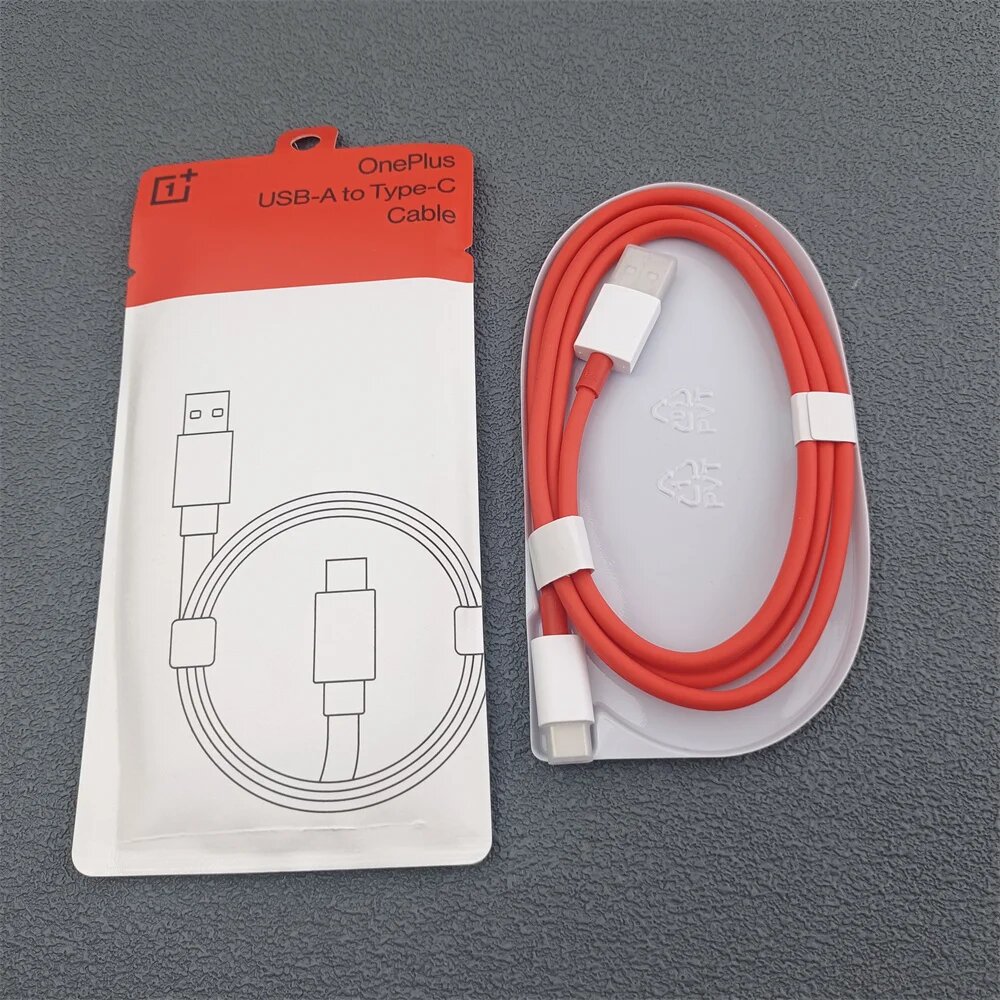 Оригинальный кабель Oneplus USB-A — Type-C, 100 Вт, 80 Вт, Super Vooc Warp Charge, 12 А, шнур для быстрой зарядки для One Plus 15 14 13 12 11 10 T