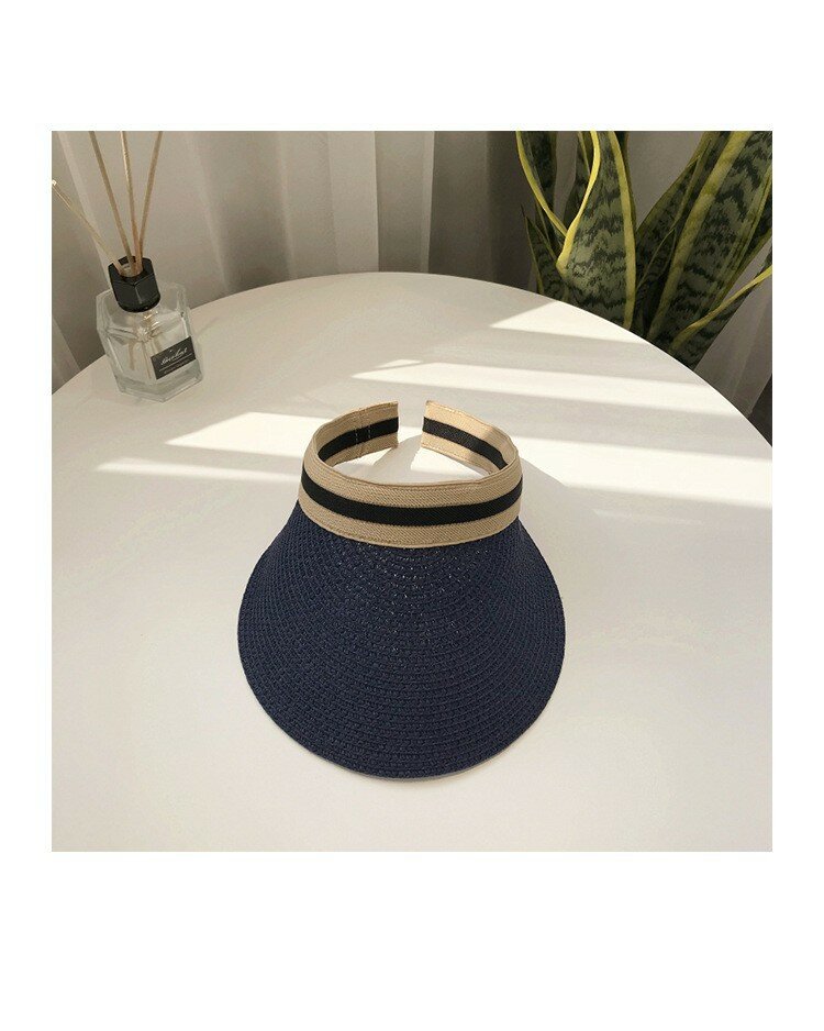 Новая шляпа женская летняя корейская версия пустой верх соломенная шляпа уличная защита от солнца солнцезащитная шляпа пляжная повязка на голову солнцезащитная шляпа производитель оптовая продажа