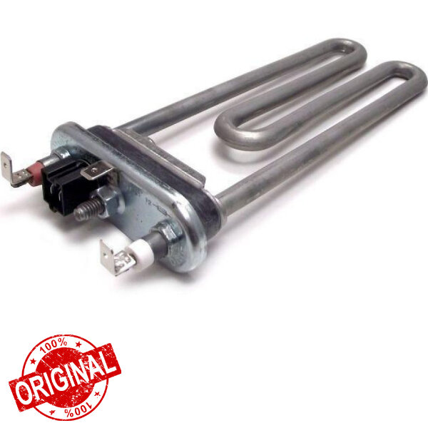 Тэн 1900W для стиральной машины Samsung, с отверстием под датчик, L-185 mm. Оригинал