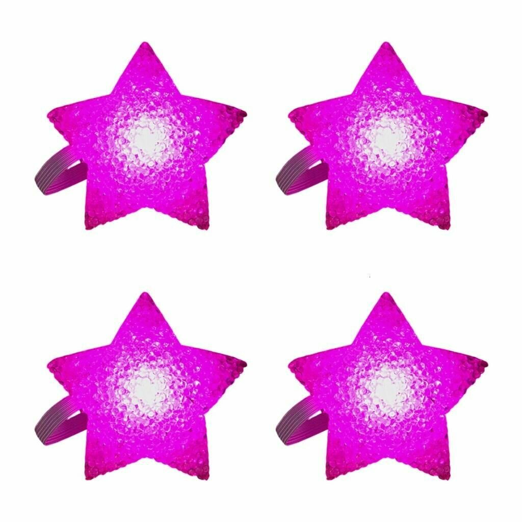 1 упаковка из 4-х ручных реквизитов для танцевального представления star light-pink shell pink light